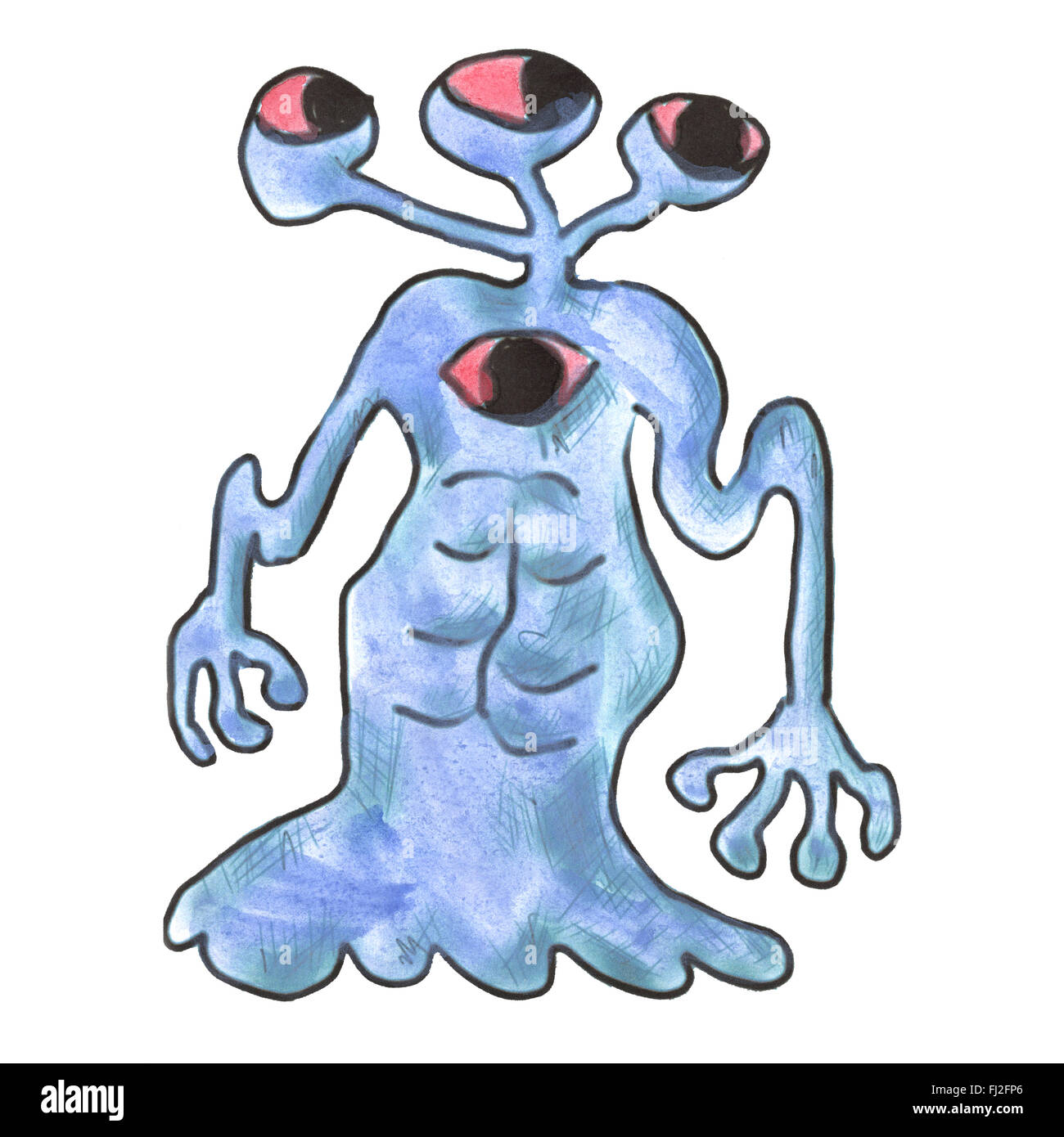 Monster cartoon hi-res stock photography and images - Alamy