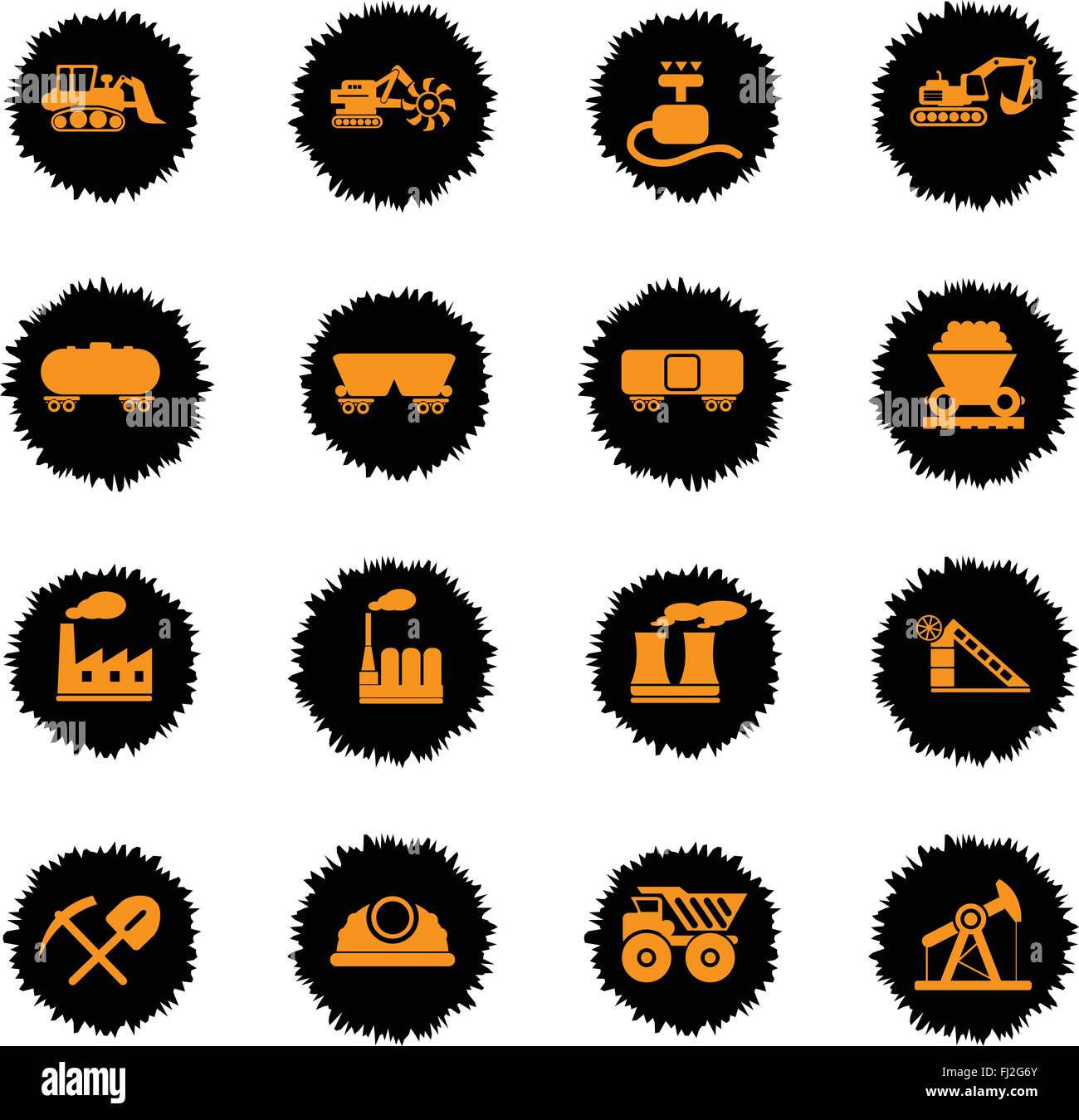 Factory and Industry Symbols Stock Vector Image & Art - Alamy