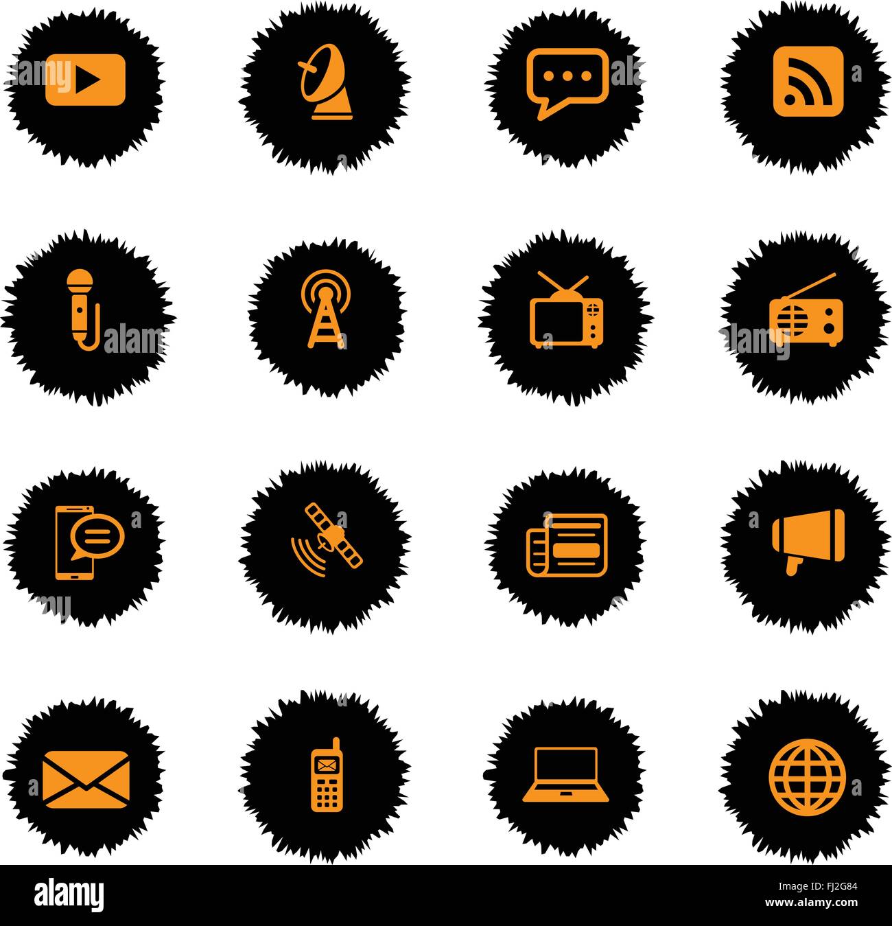 Signal microphone signal Cut Out Stock Images & Pictures - Alamy