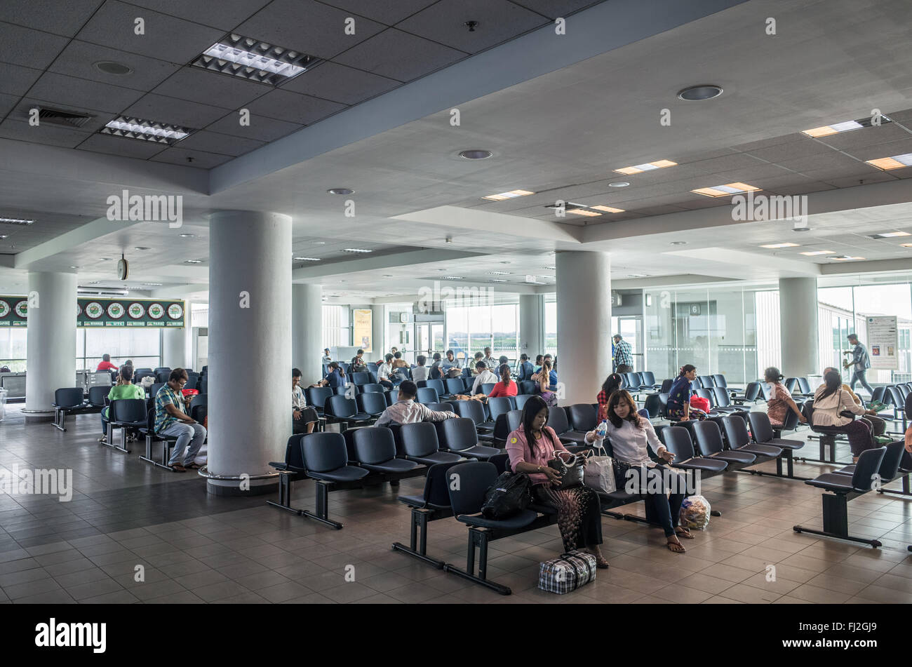 Mandalay International Airport Departure Terminal Mandalay Myanmar ...