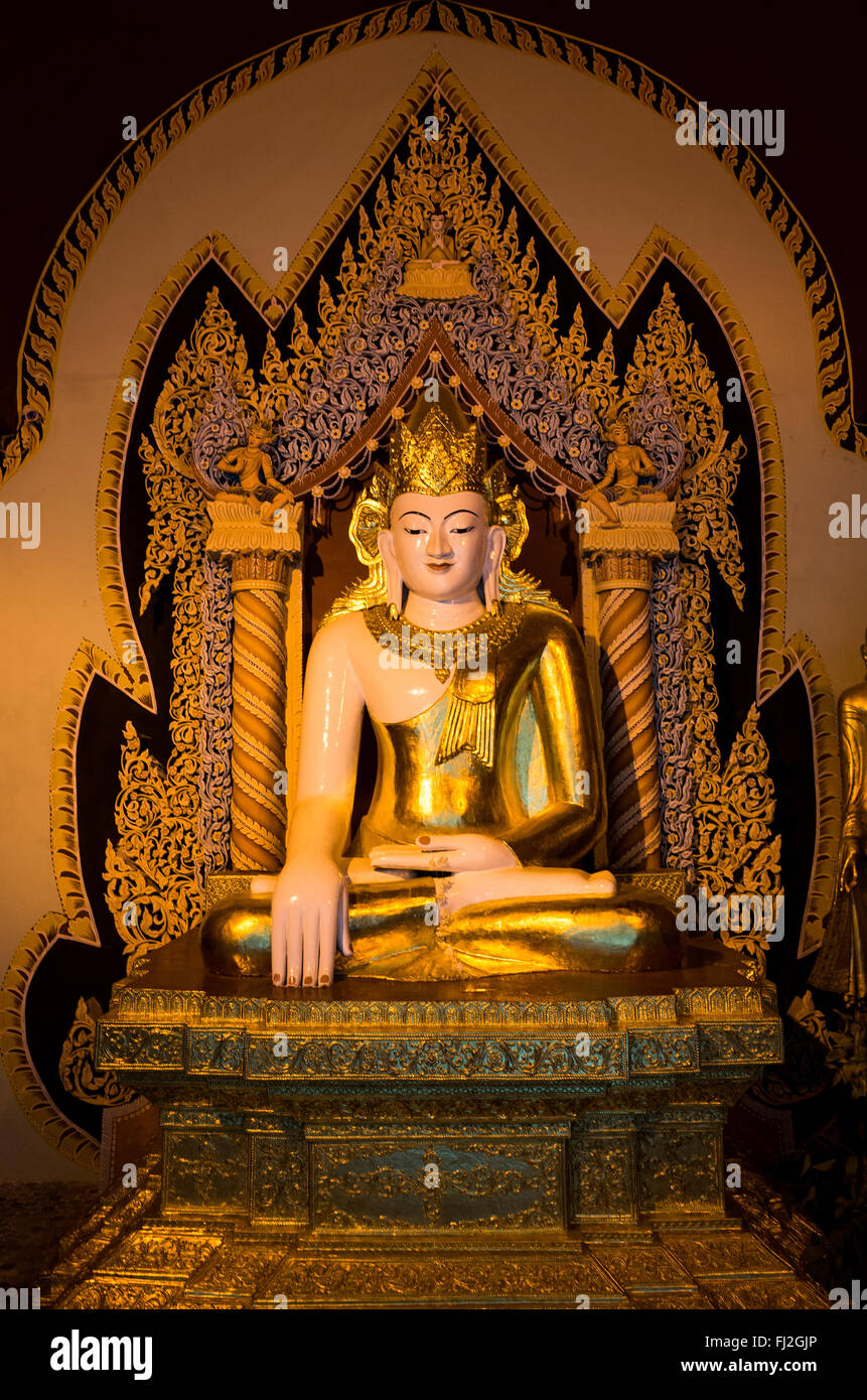 MYINKABA, Myanmar — The Myazedi Pagoda stands in the village of ...