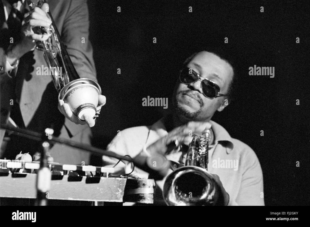 Jazz trumpet player Bucky Thorpe, performing at one of Les Lieber’s ...