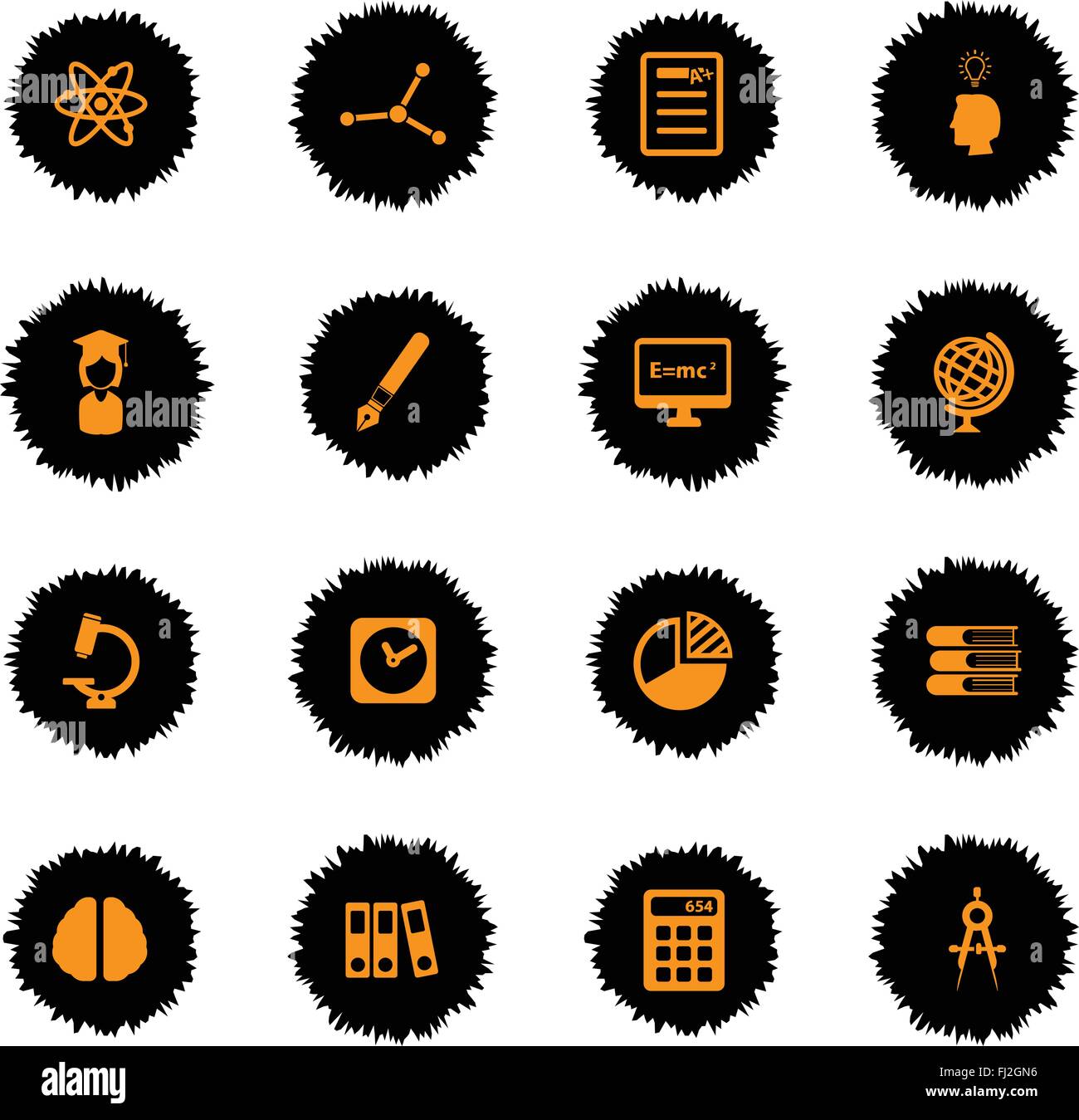 Woman university student writing Cut Out Stock Images & Pictures - Alamy