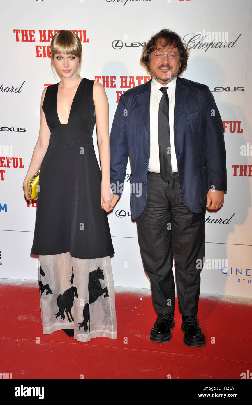 Rome premiere of 'The Hateful Eight' -Red Carpet Arrivals Featuring ...