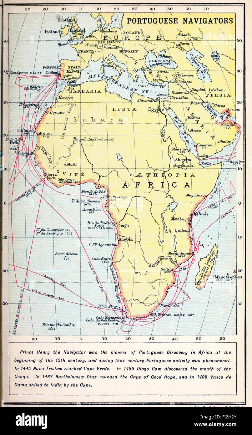 Bartolomeu Dias Route Map