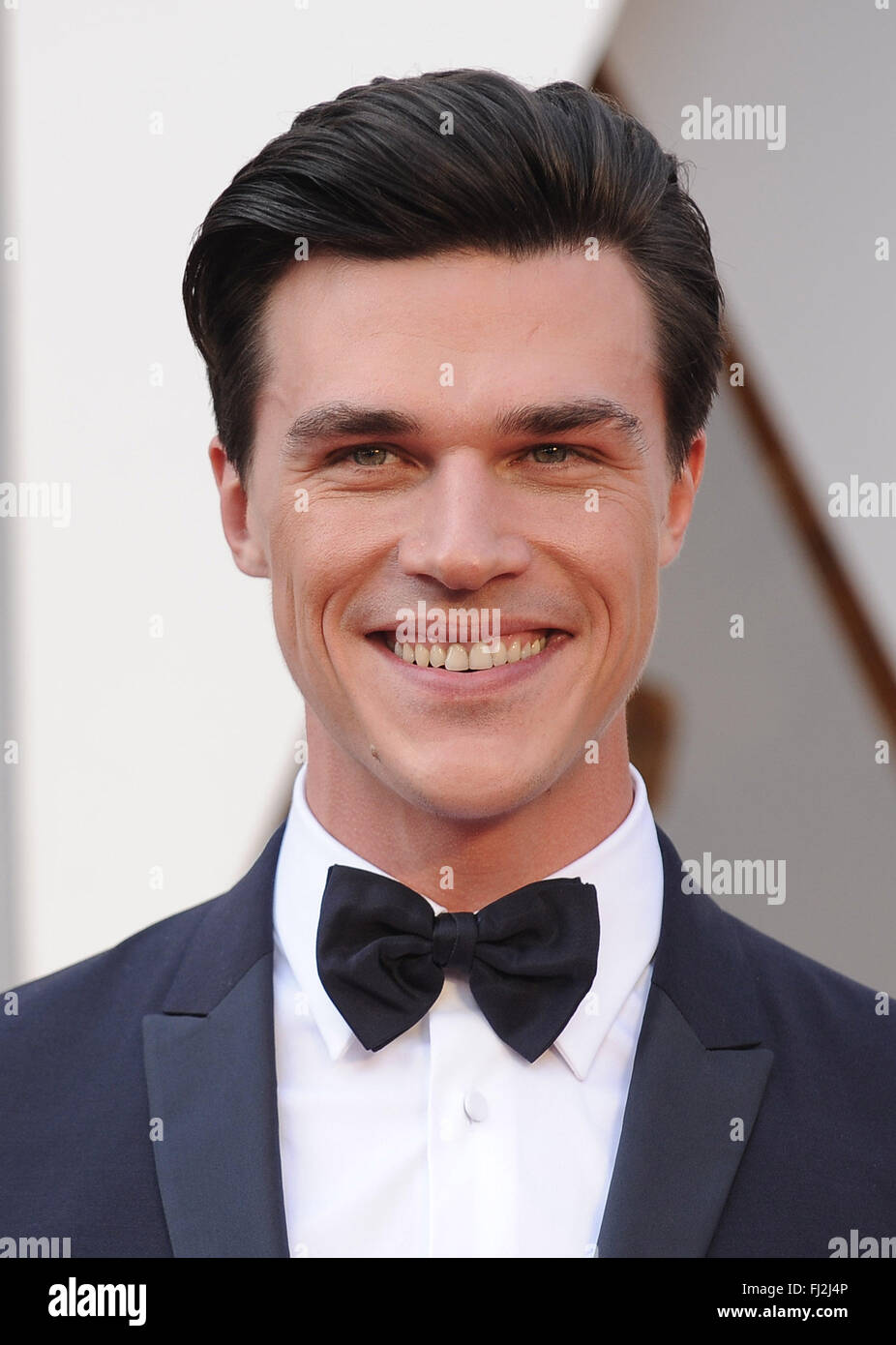 Los Angeles, California, USA. 28th Feb, 2016. FINN WITTROCK during red ...