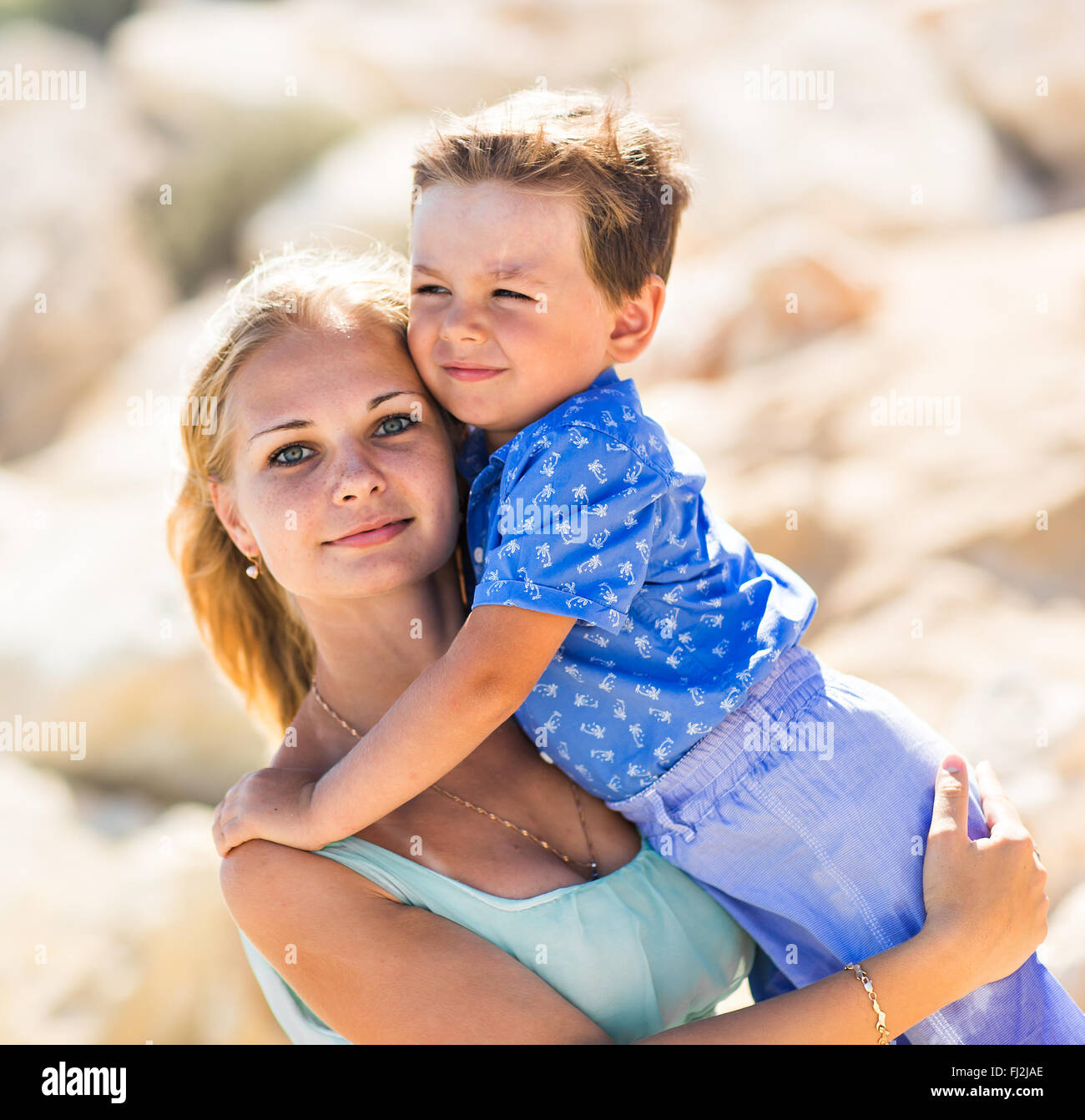Little son flip hi-res stock photography and images - Alamy