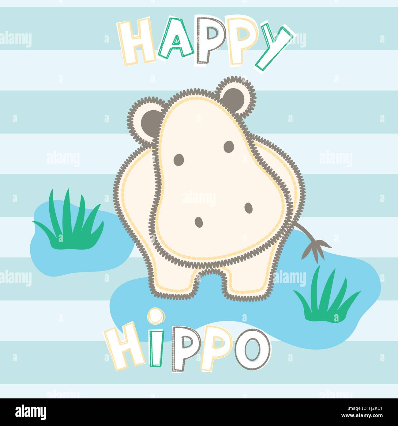 Happy hippo hi-res stock photography and images - Alamy