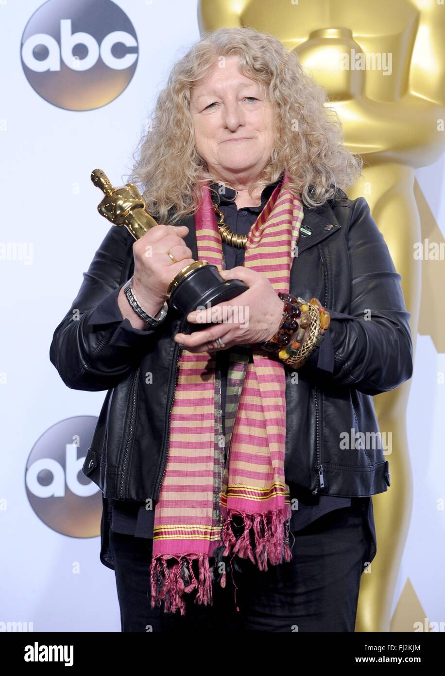 Los Angeles, CA, USA. 28th Feb, 2016. Jenny Beavan, Winner: Best ...