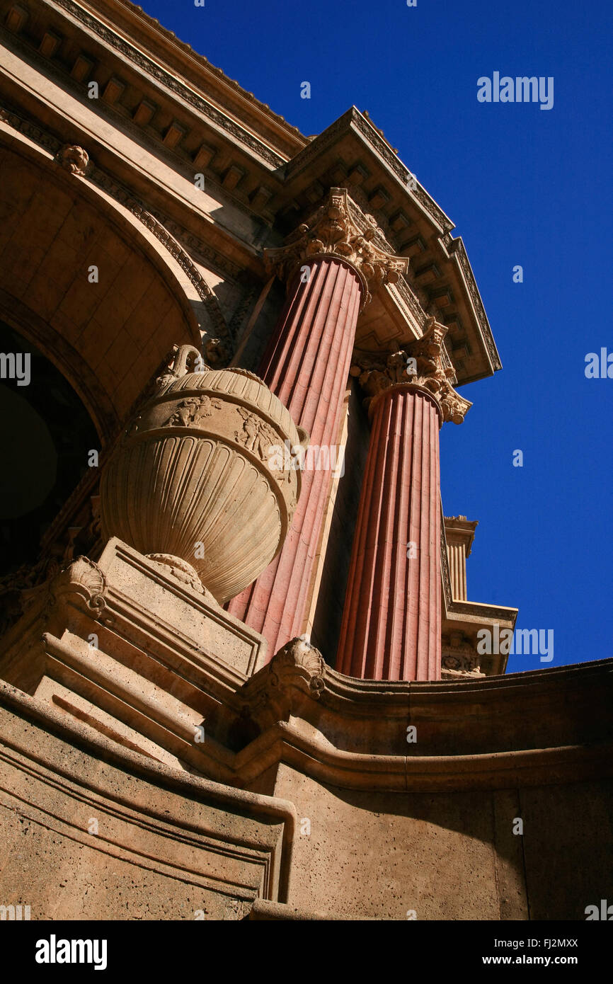 Roman style columns which adorn the PALACE OF FINE ARTS THEATRE - SAN ...