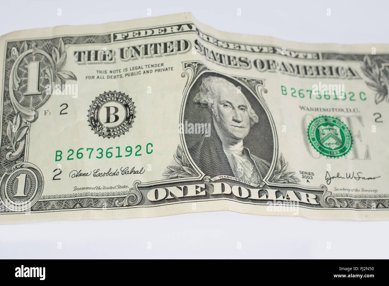 American One Dollar Banknote Stock Photo - Alamy