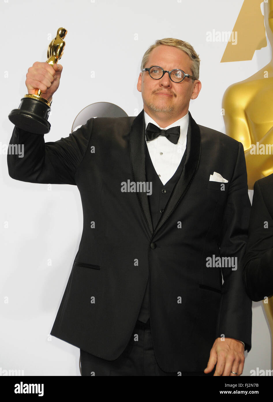 Hollywood, CA, USA. 28th Feb, 2016. Adam McKay. 88th Annual Academy ...