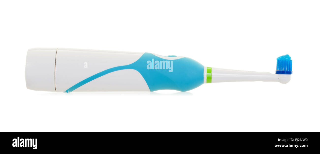 Electric toothbrush isolated on a white background Stock Photo - Alamy