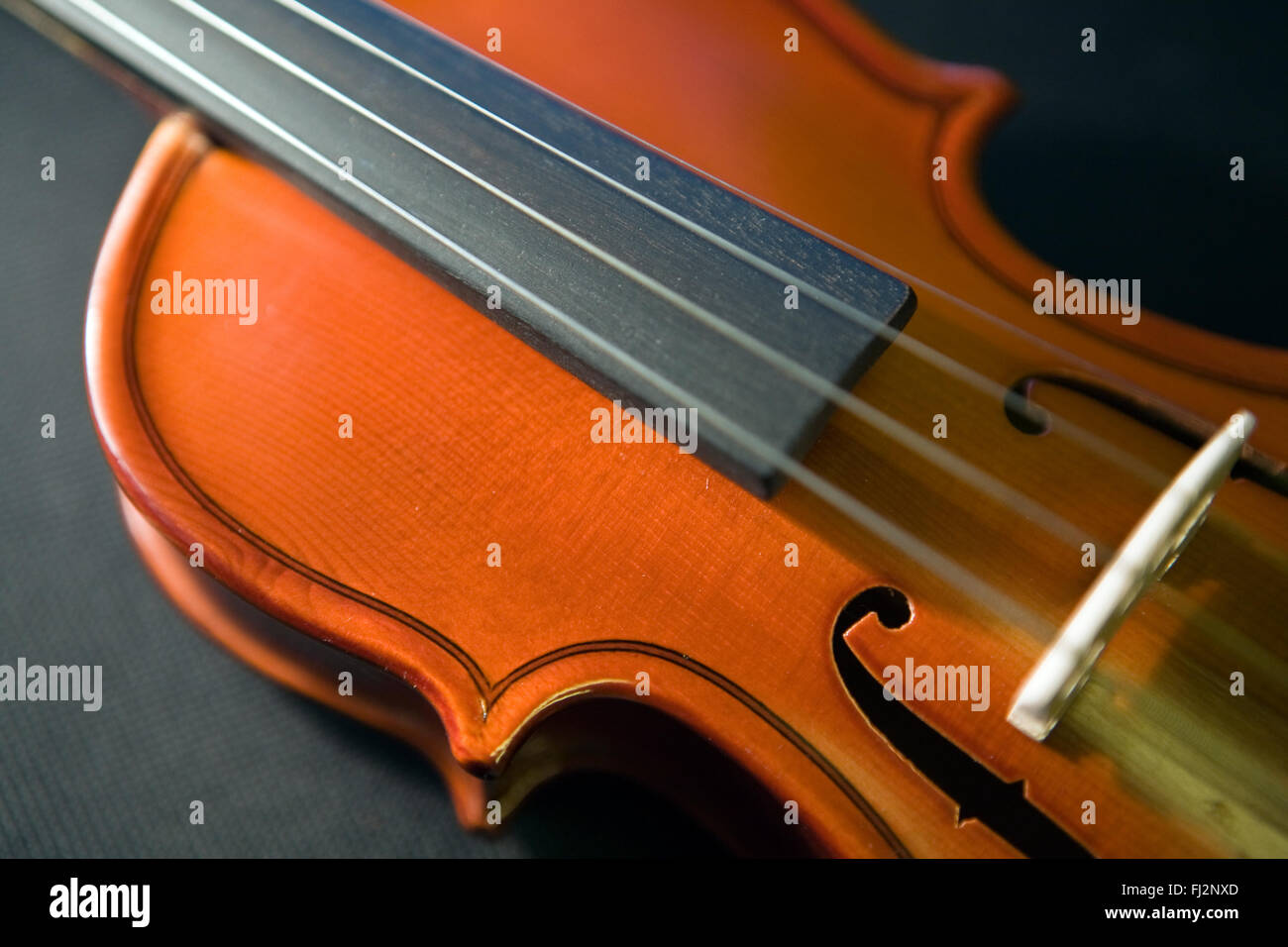 Closeup of a violin Stock Photo - Alamy