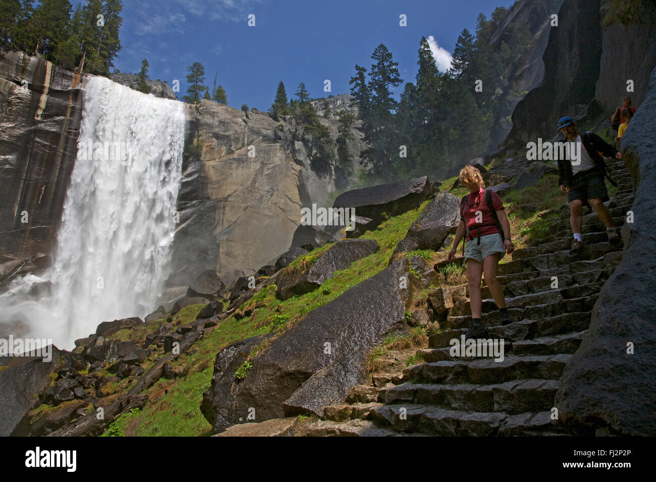 Vernal falls hi-res stock photography and images - Alamy