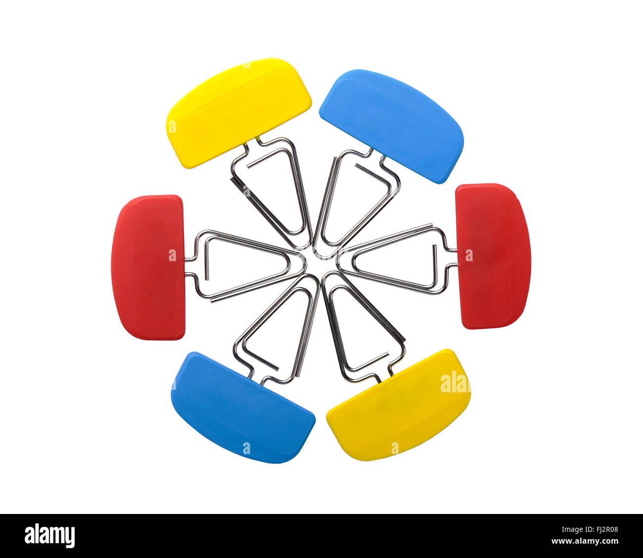 Paperclip with a sign Stock Photo - Alamy