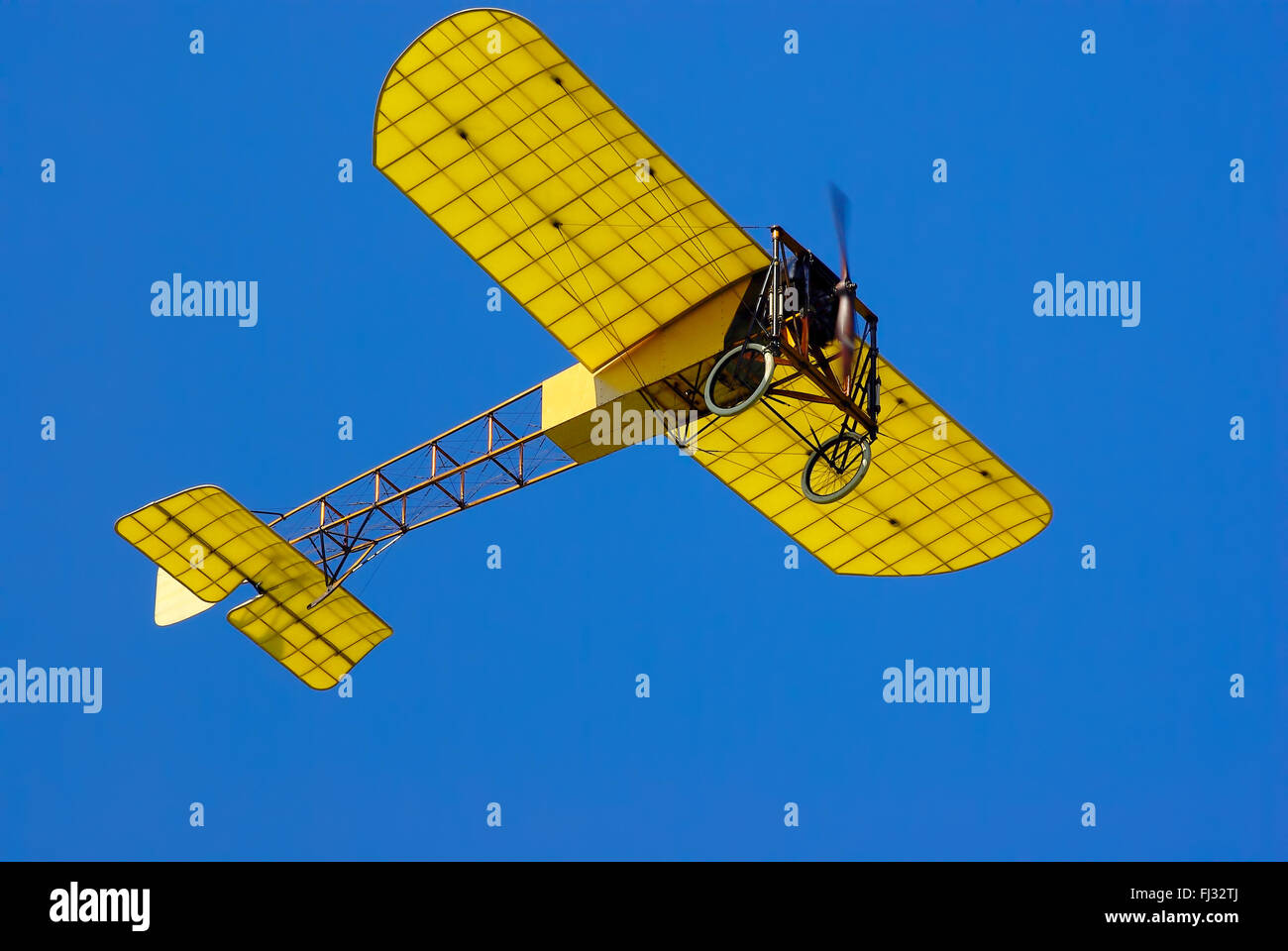 VINTAGE AIRCRAFT MODEL BLERIOT XI Stock Photo - Alamy