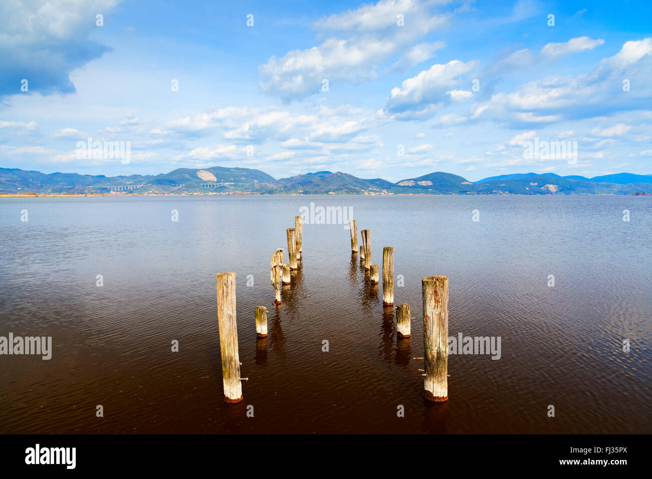 torre del lago view in tuscany Stock Photo - Alamy