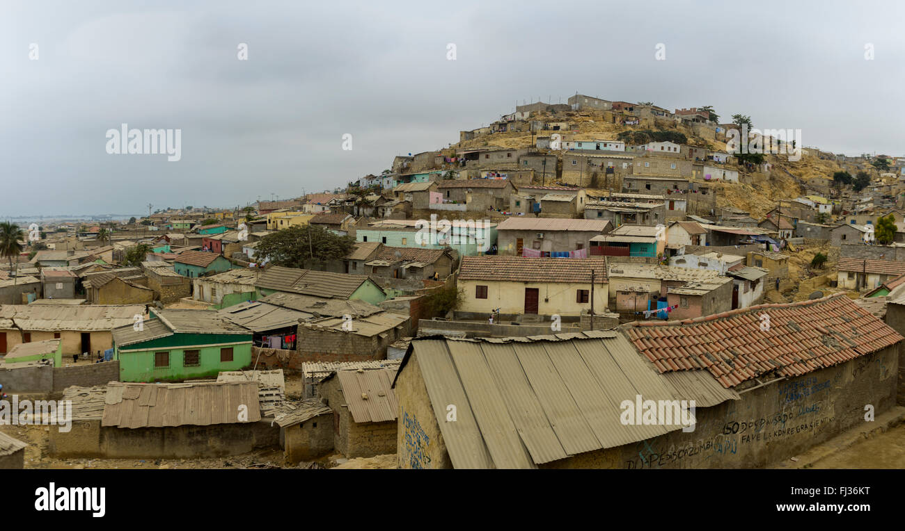 Slum of Sumbe, Angola, Africa Stock Photo, Royalty Free Image: 97186764 ...