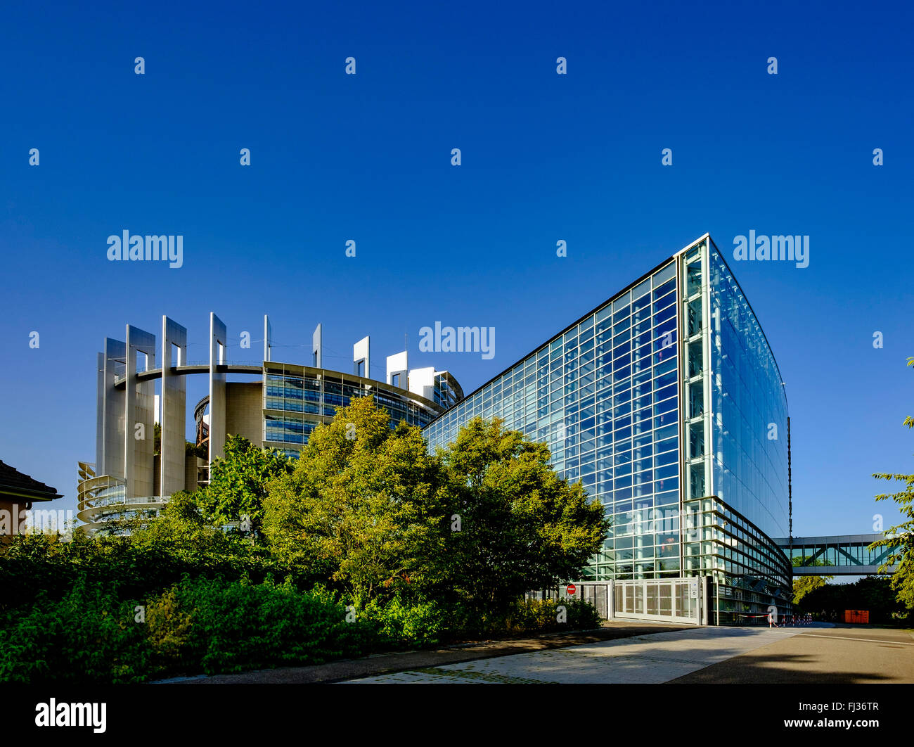 Louise Weiss building, European Parliament, Strasbourg, Alsace, France ...