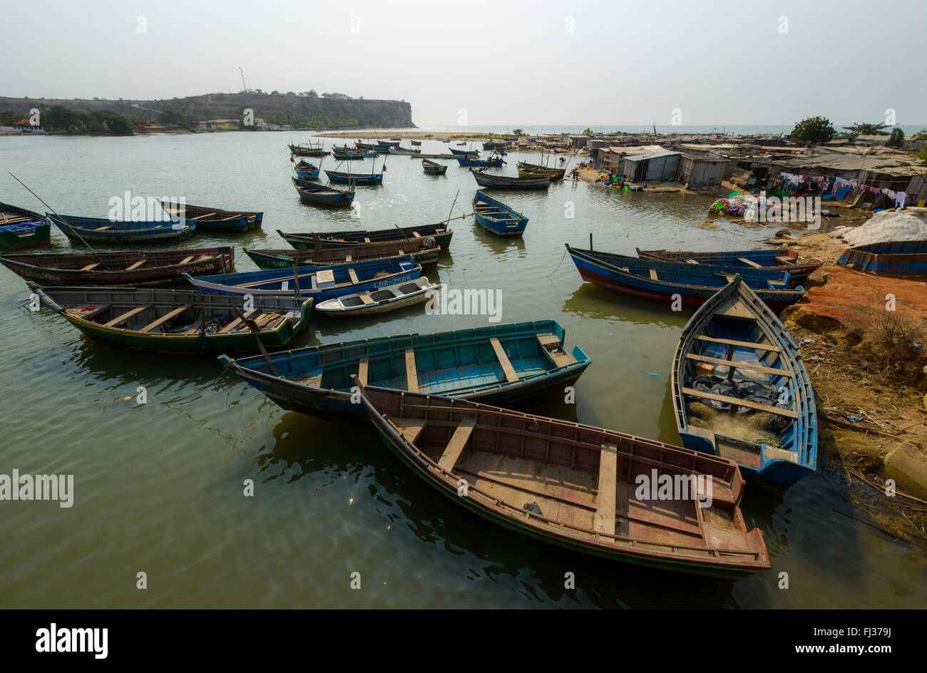 Fishing boats, Angola, Africa Stock Photo - Alamy