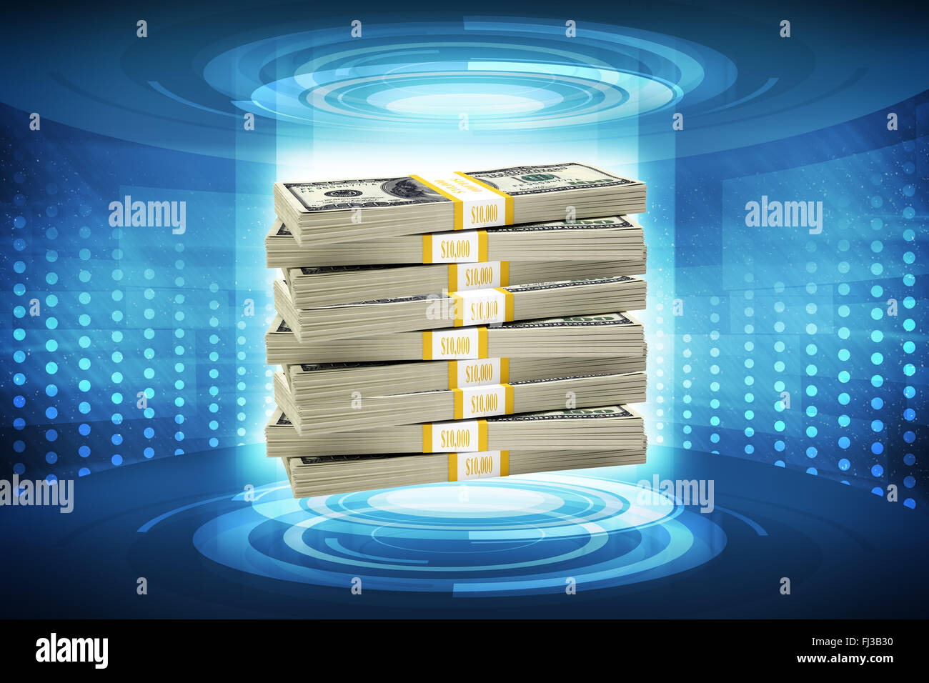 Money stack and round hi-res stock photography and images - Alamy