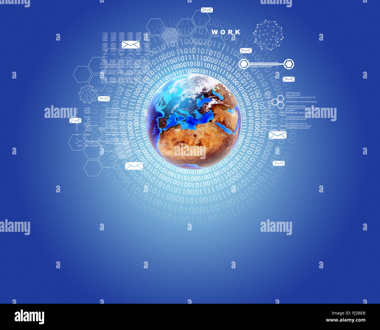 Earth planet numbers hi-res stock photography and images - Alamy