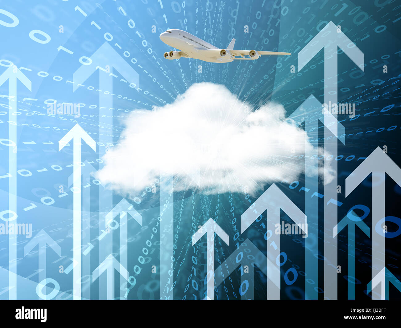 Cloud arrows hi-res stock photography and images - Alamy