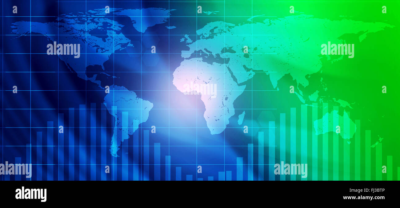 World map with spotlights Stock Photo - Alamy