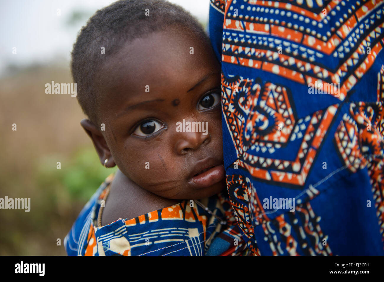 Child of northern Benin, Africa Stock Photo - Alamy
