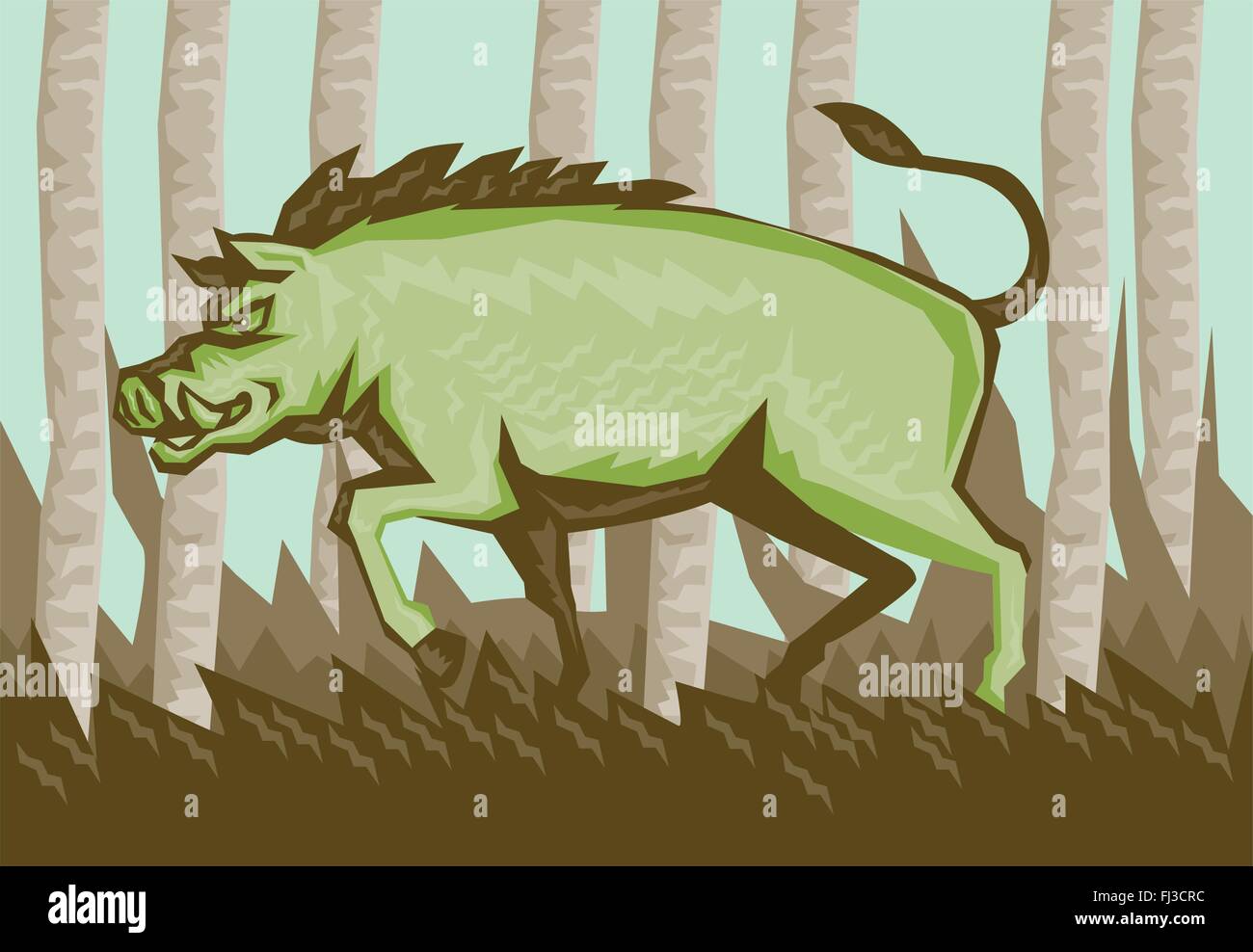 Razorback vector vectors hi-res stock photography and images - Alamy