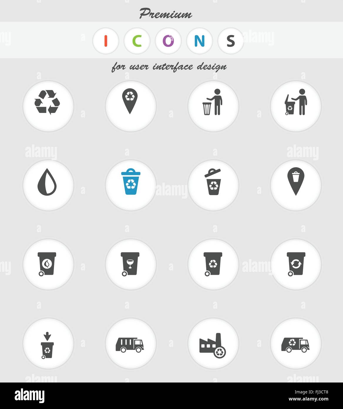 Garbage treatment plant Stock Vector Images - Alamy