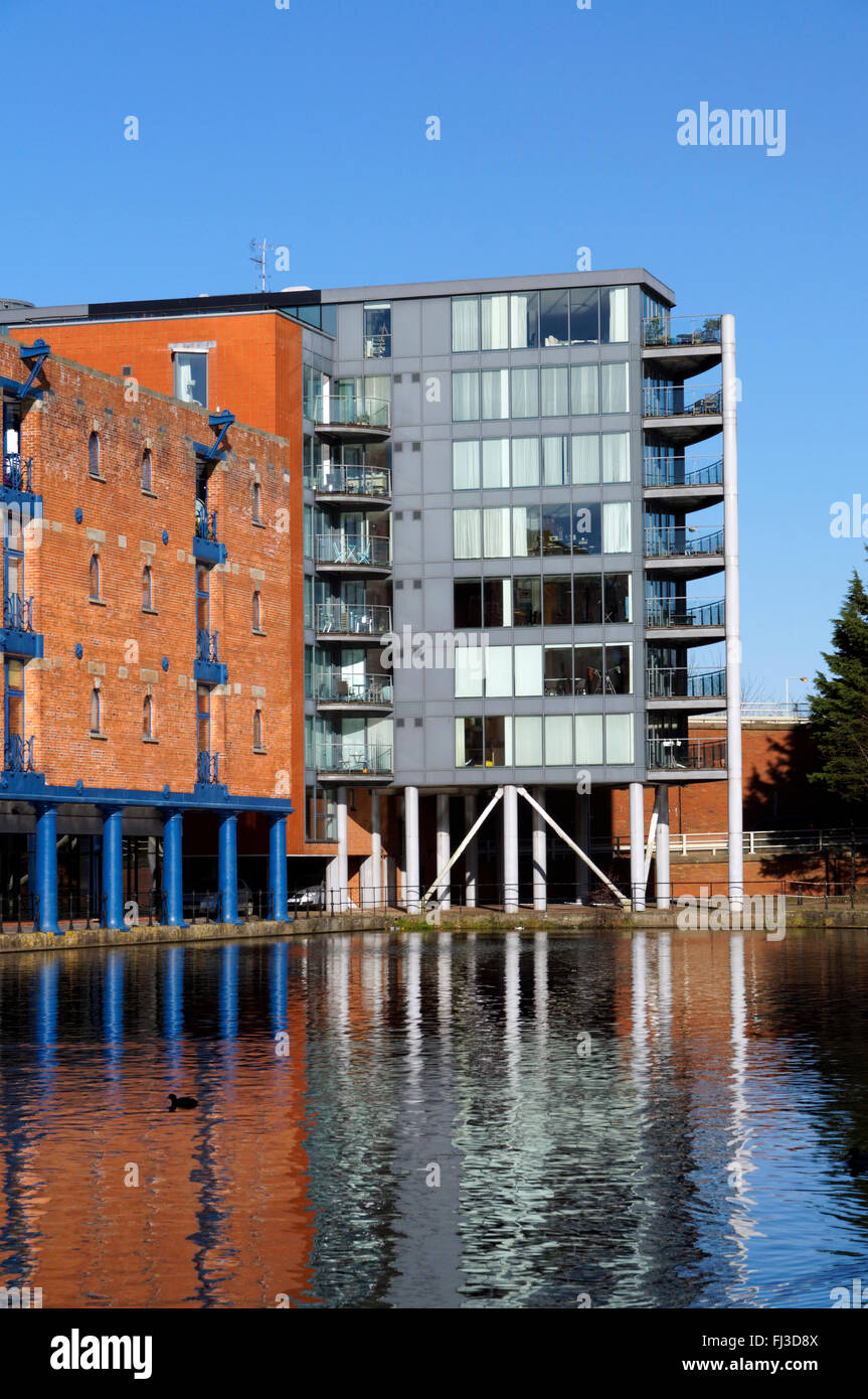 Converted Warehouses, Atlantic Wharf, Cardiff Bay, Cardiff, Wales, UK ...