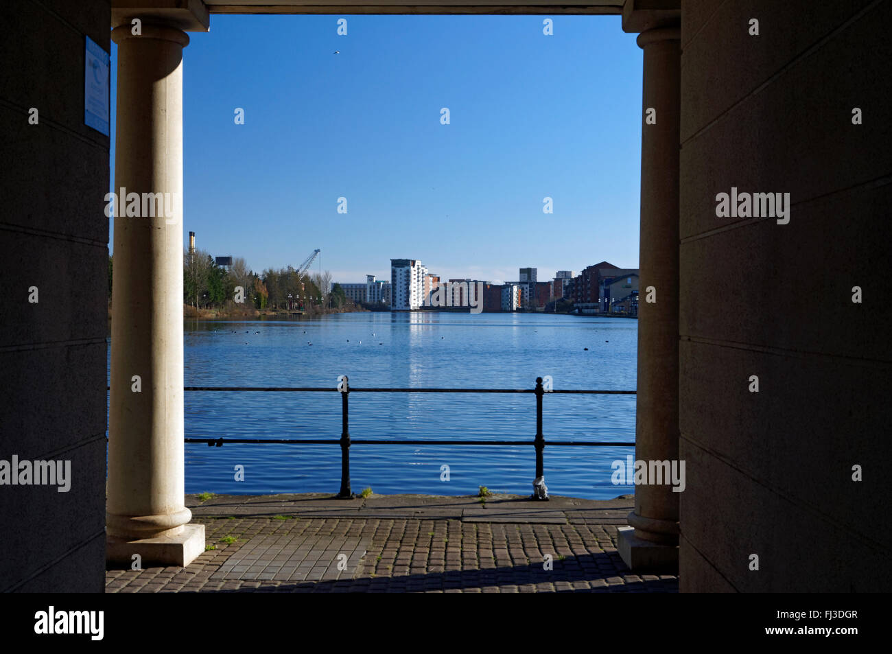 Atlantic Wharf, Cardiff Bay, Cardiff, Wales, UK Stock Photo - Alamy