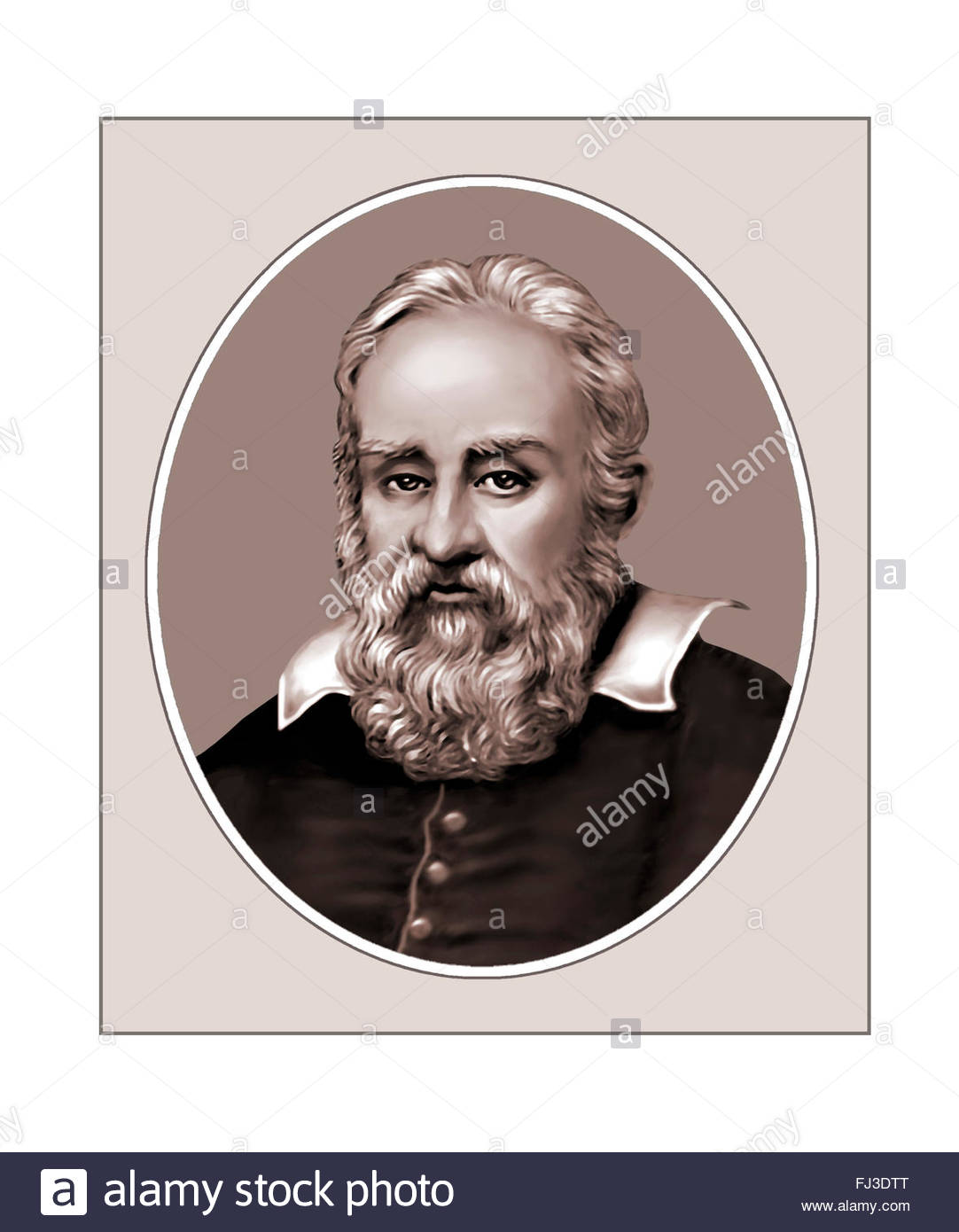 Portrait Of Galileo Galilei Stock Photos & Portrait Of Galileo Galilei ...