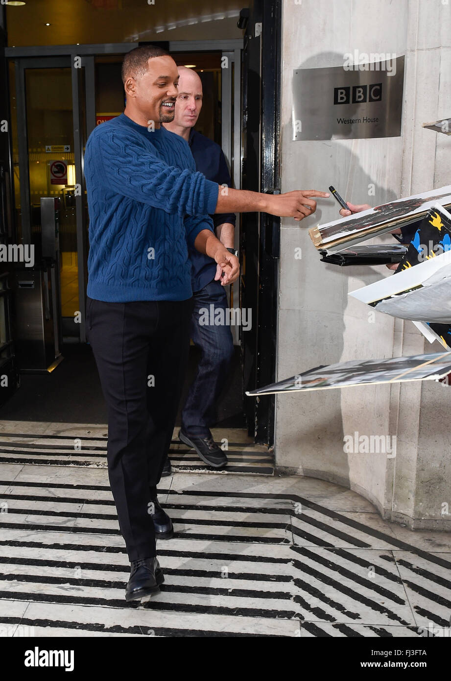 Will Smith at BBC Radio 2 studios in London Featuring: Will Smith Where ...