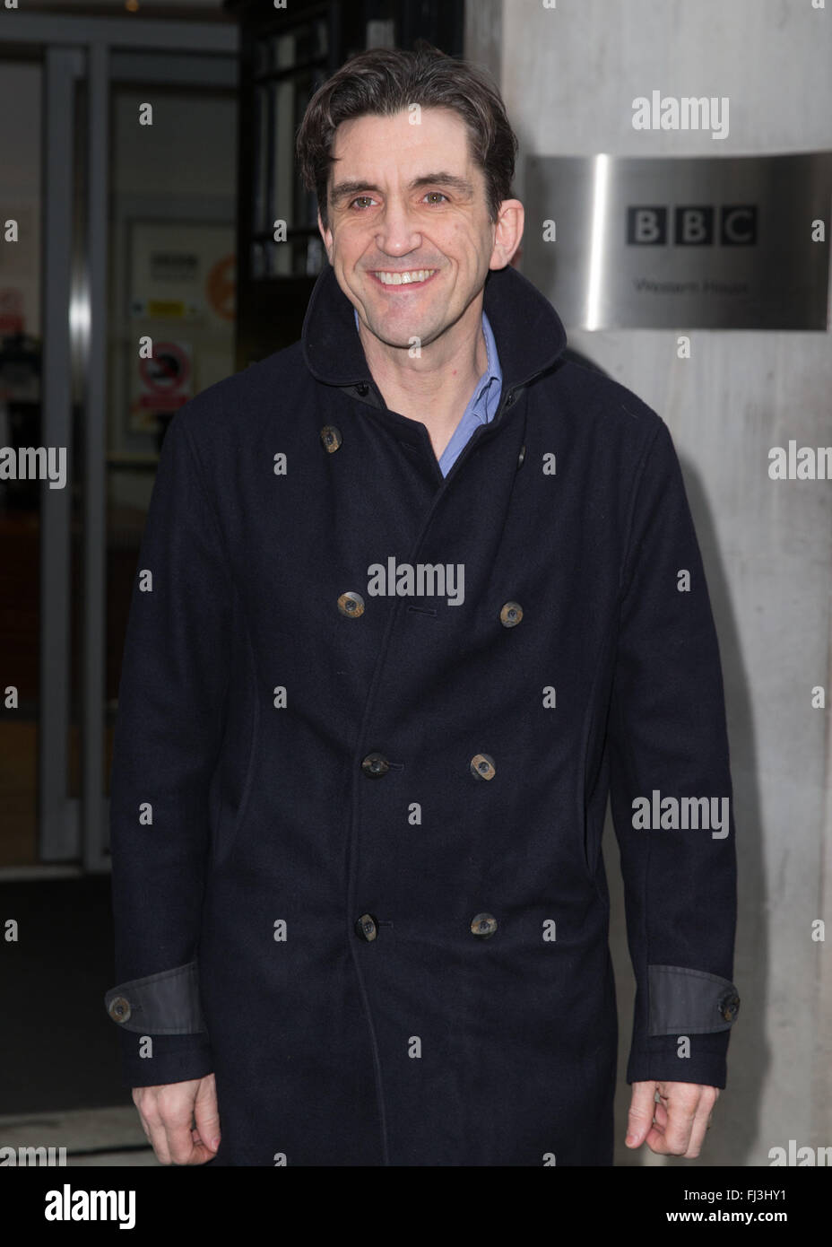 Stephen McGann arriving at the Radio 2 studios Featuring: Stephen ...