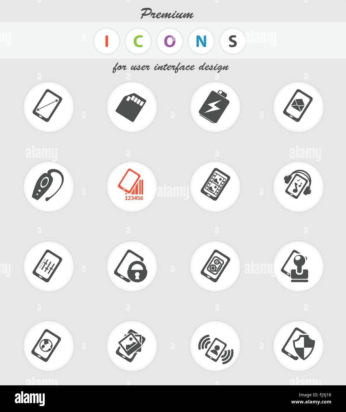 Smartphone specifications and functions Stock Vector Image & Art - Alamy