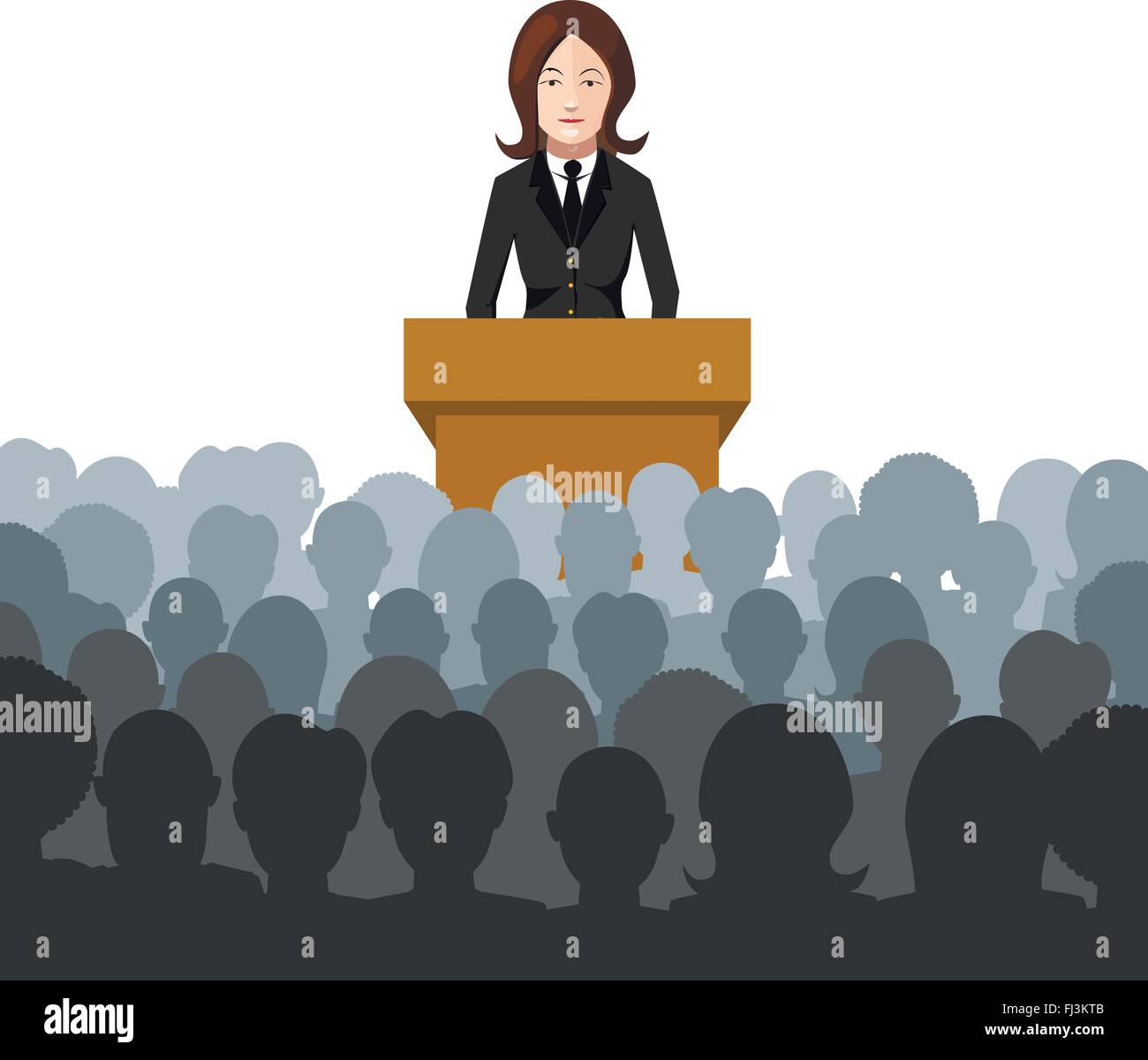 University lecturer students lecture Stock Vector Images - Alamy