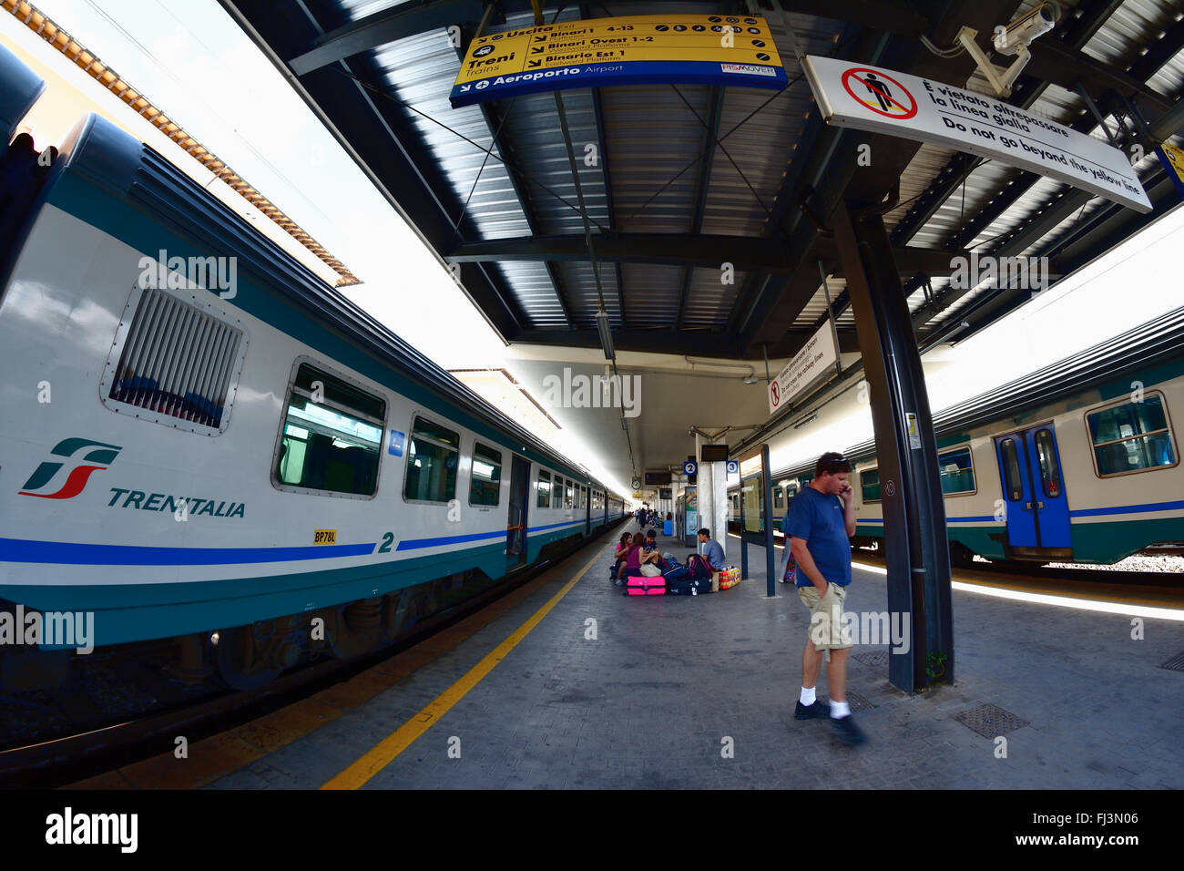 Pisa Central railway Station. Pisa, Tuscany, Italy Stock Photo - Alamy