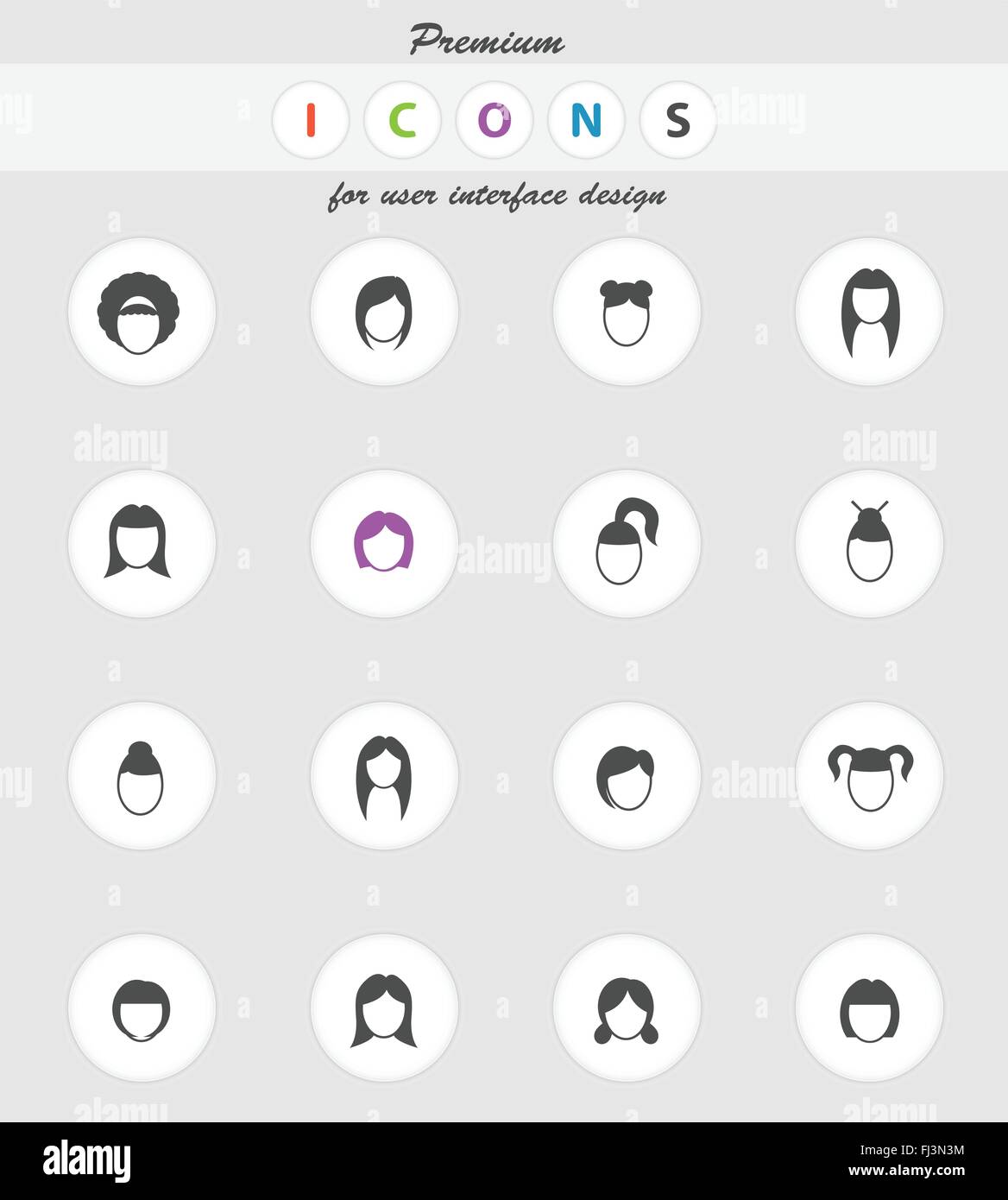 Women head decoration in Stock Vector Images - Alamy