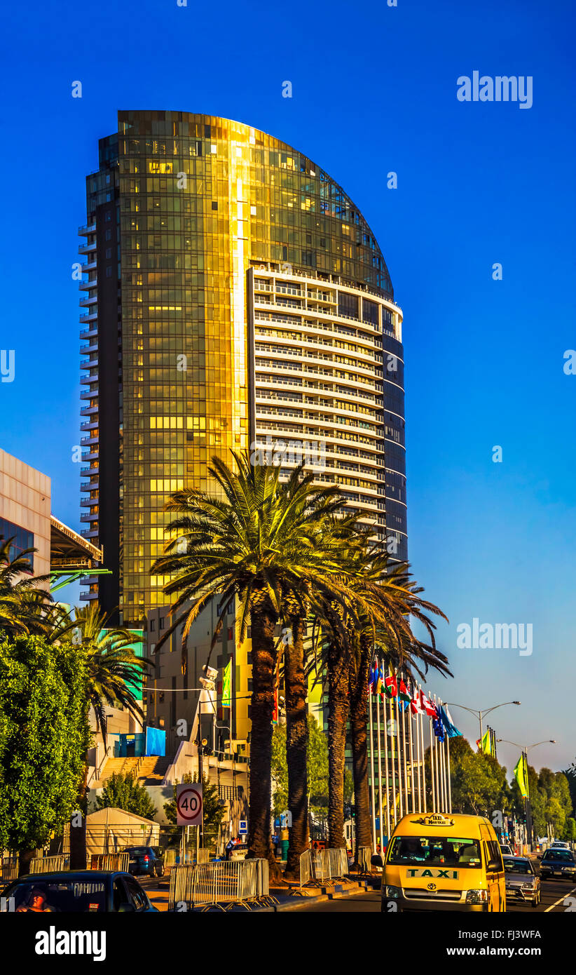 Victoria Point, bathed in golden light .42 level residential tower cnr ...