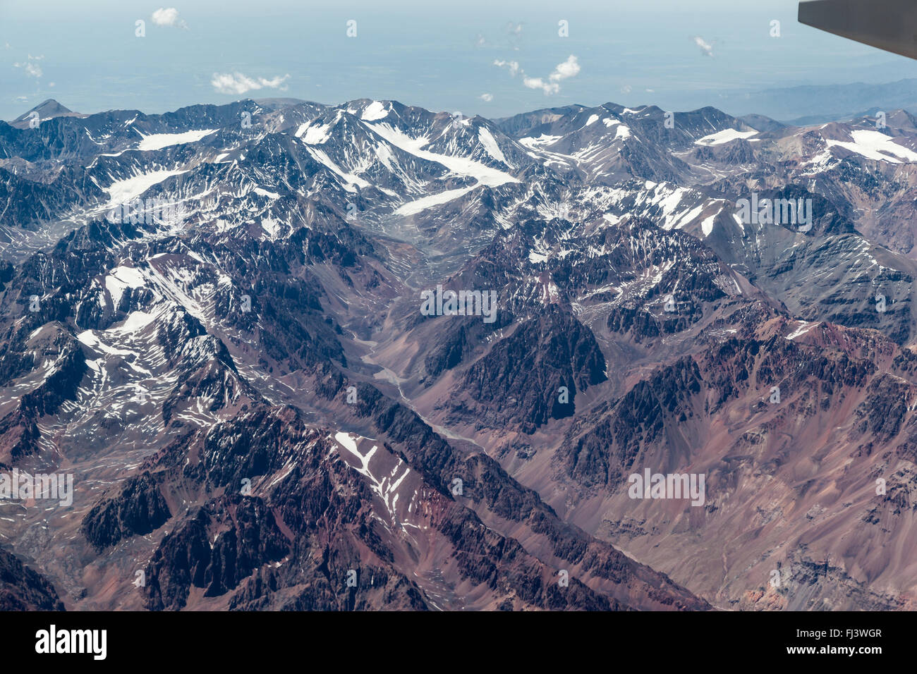 Cordillera de Los Andes Stock Photo - Alamy