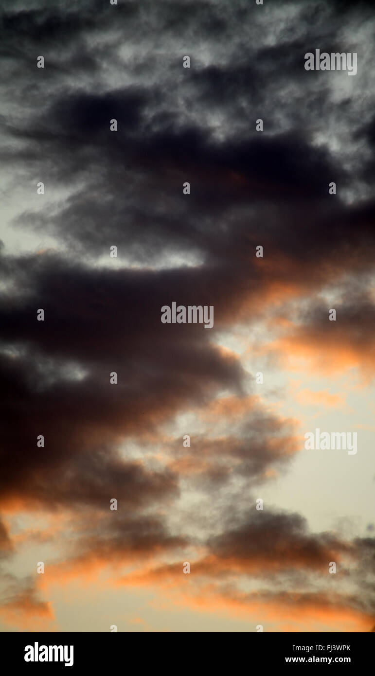 sunset sky at summer Stock Photo - Alamy