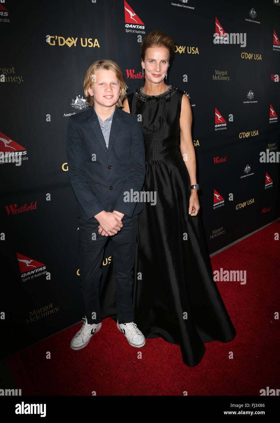 2016 G'Day Los Angeles Gala Featuring: Rachel Griffiths, Banjo Patrick ...