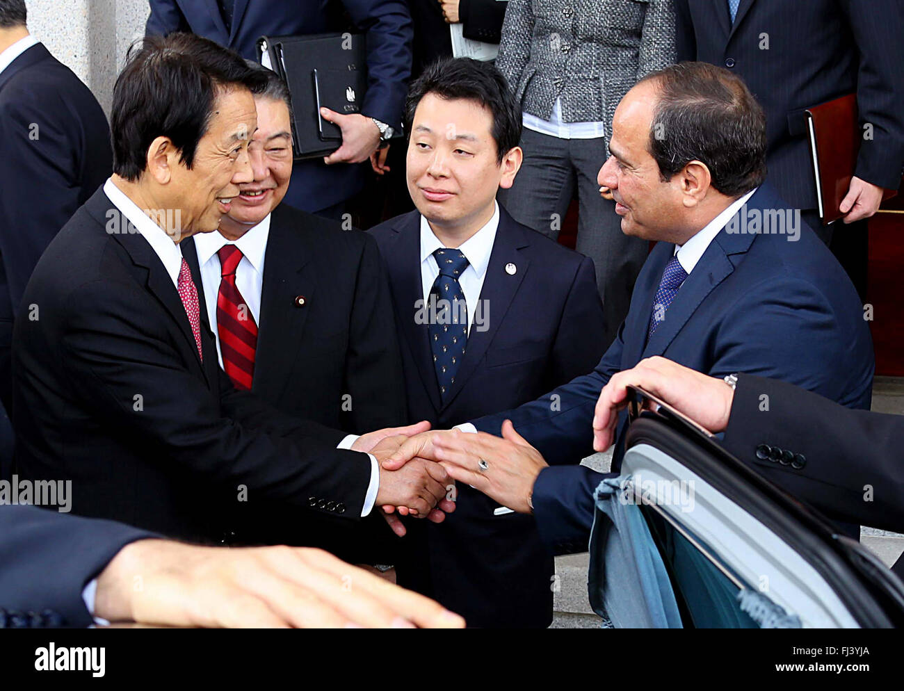 Tokyo, Tokyo, Japan. 29th Feb, 2016. Egypt's President Abdel Fattah al ...