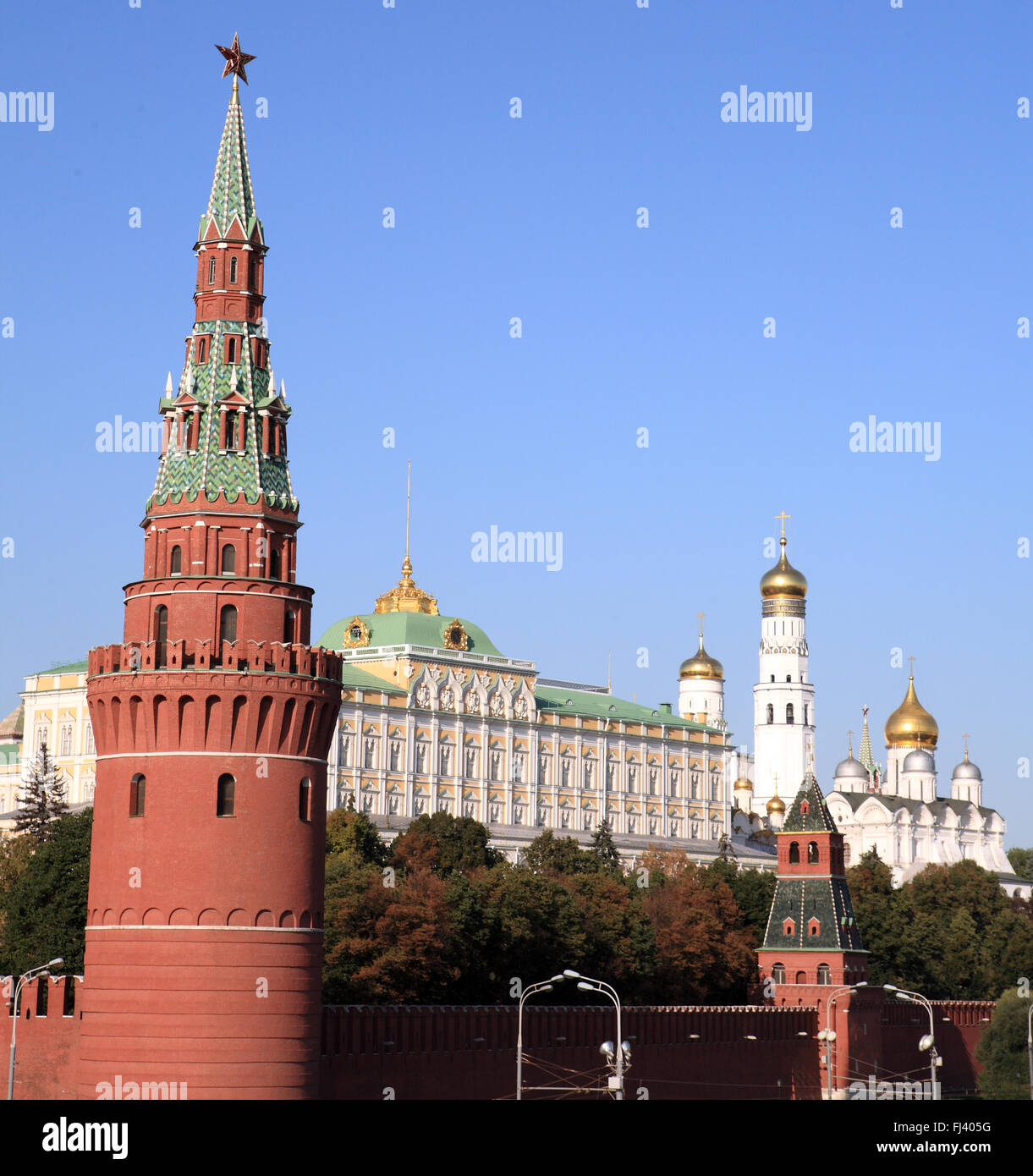 Kremlin tower on sky background Stock Photo - Alamy