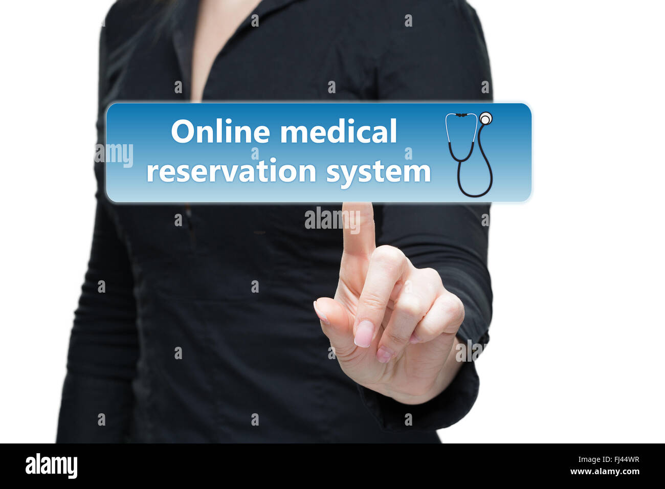 Medical online reservation system Stock Photo - Alamy