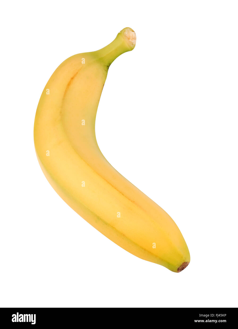 Yellow Banana Isolated Stock Photo - Alamy