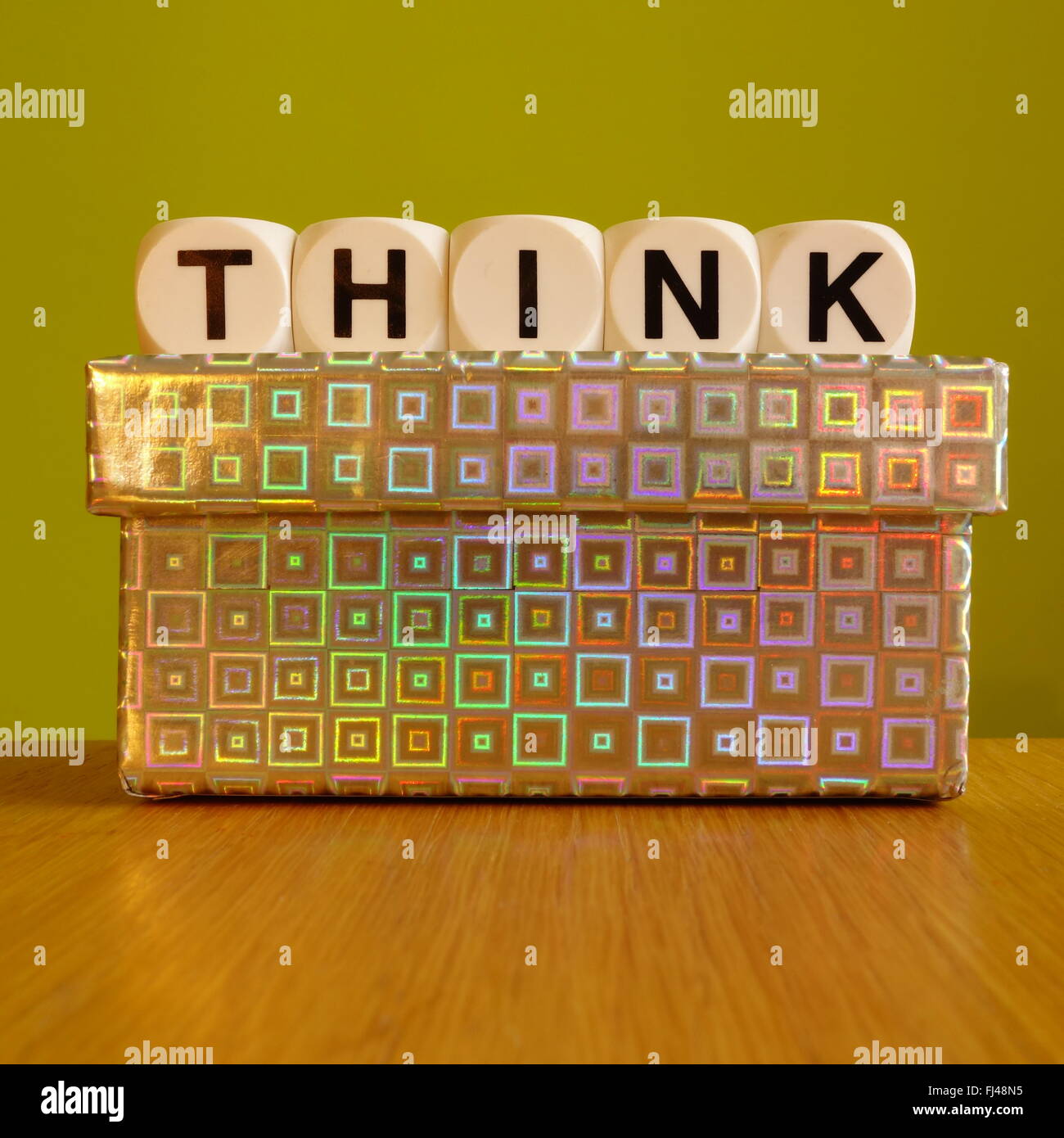 Think outside the box hi-res stock photography and images - Alamy
